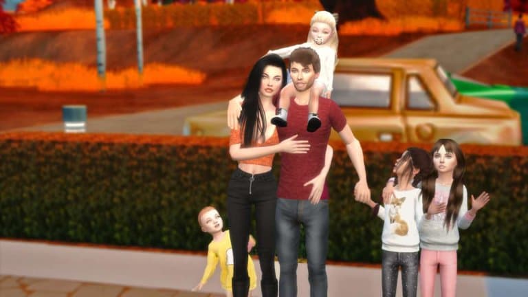 Large Family Pose - Sims4File