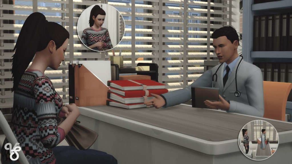 Poses at hospital - Sims4File