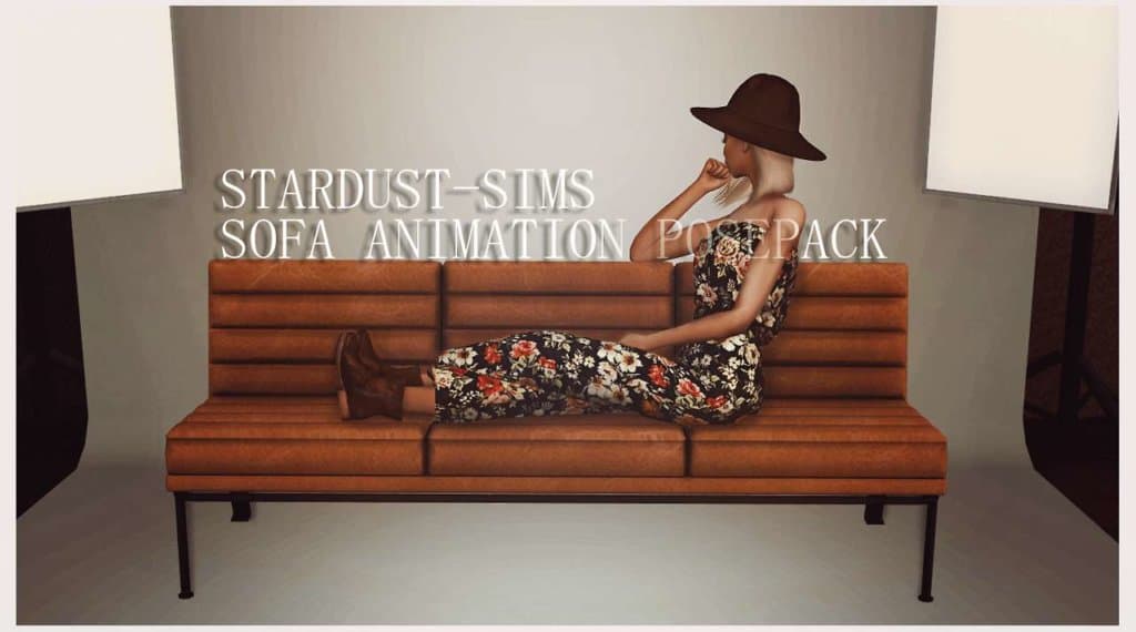 Sofa - Animation Posepack - Sims4File