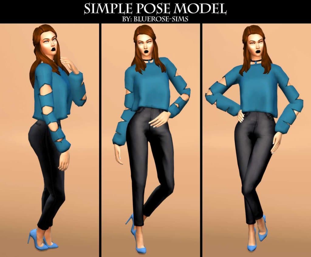 POSE MODEL V-1 - Sims4File