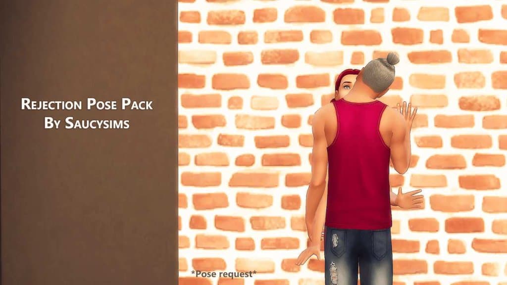 Rejection Pose Pack - Sims4File