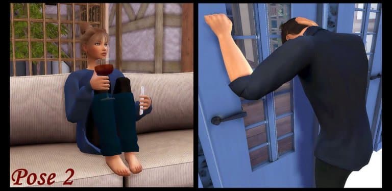 Foolish Drunk Pose Pack Part 1 - Sims4File