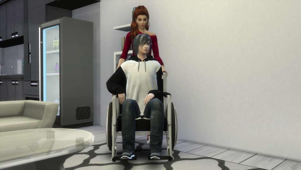 Wheelchair Poses - Sims4File