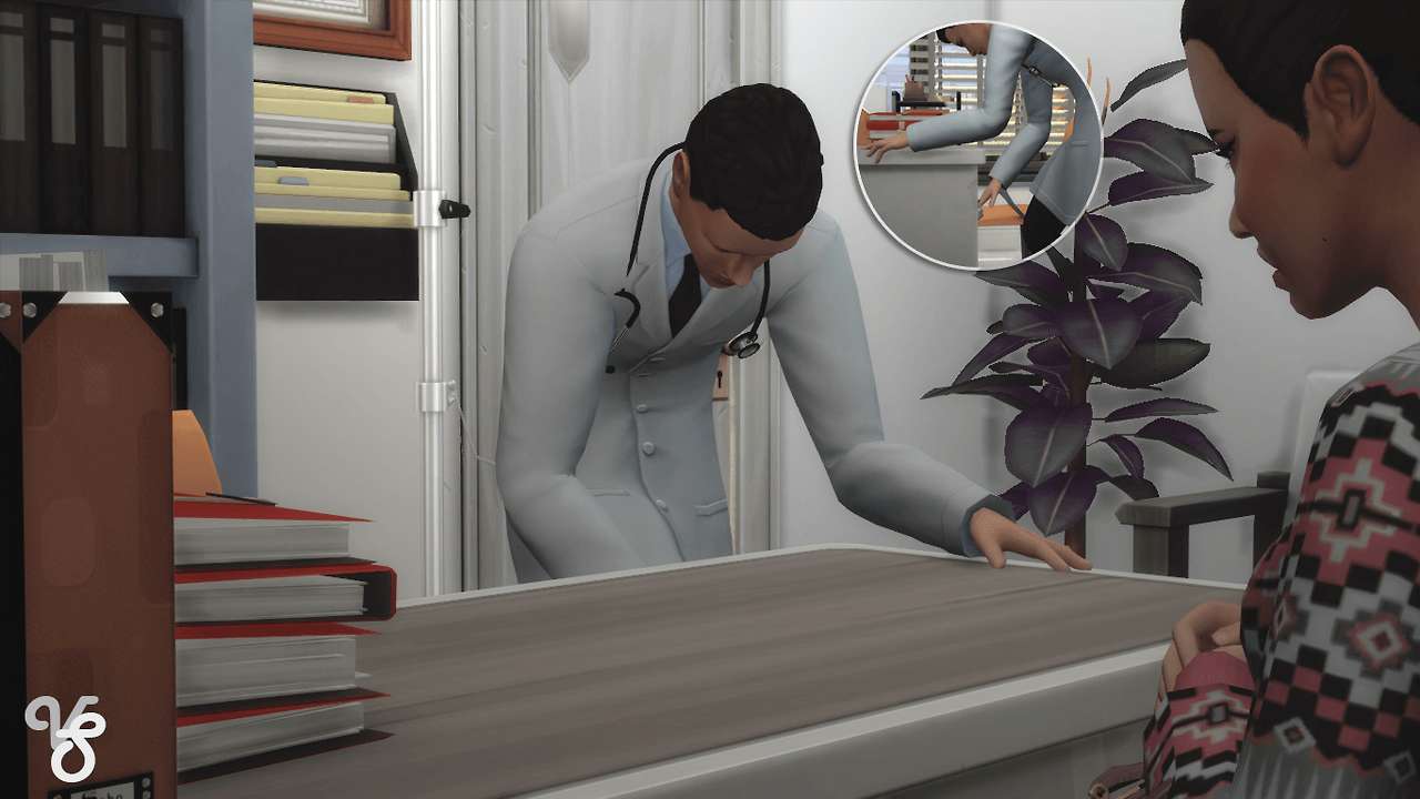Poses at hospital - Sims4File