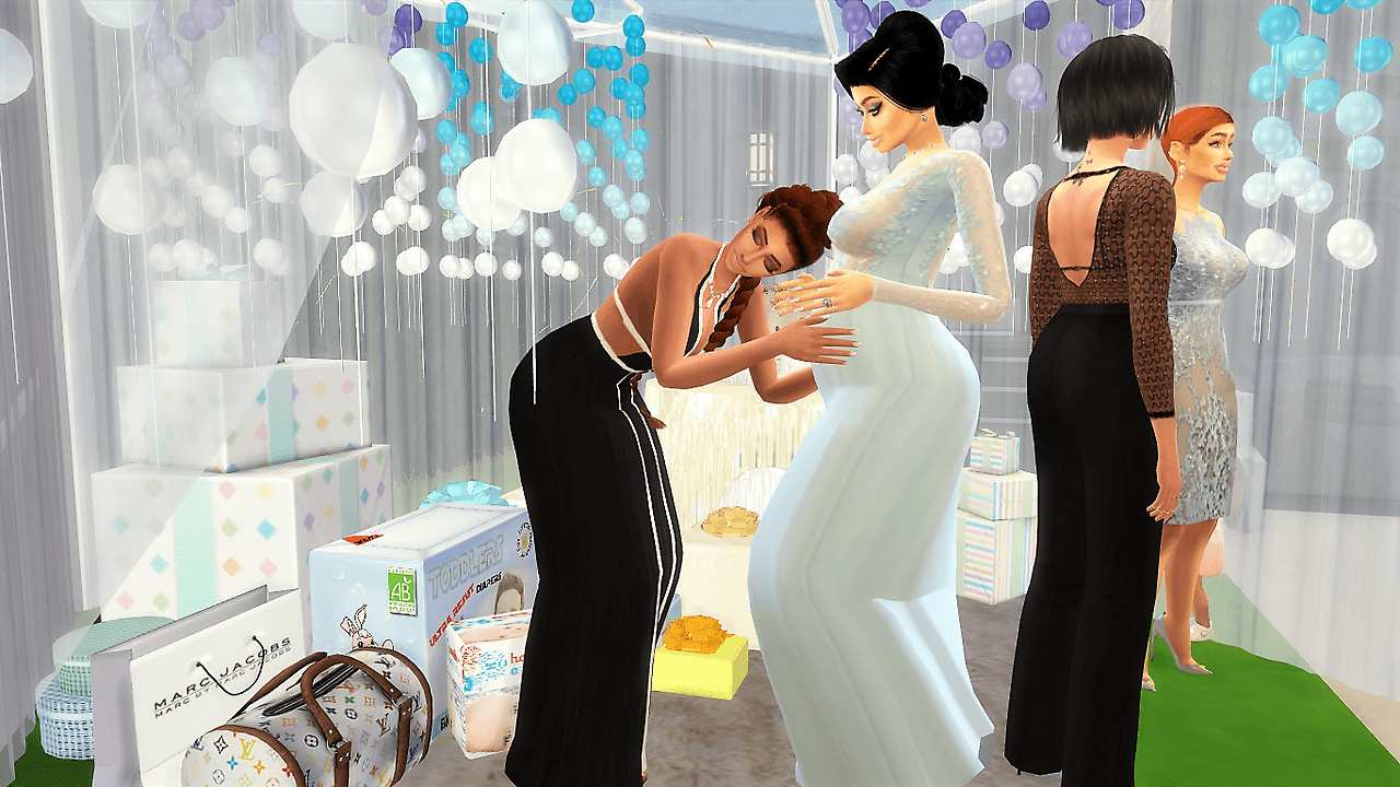 Baby shower poses - Sims4File