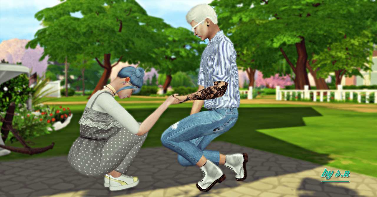 Goodbye my love_poses - Sims4File