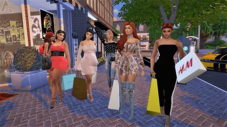 Shopping poses - Sims4File