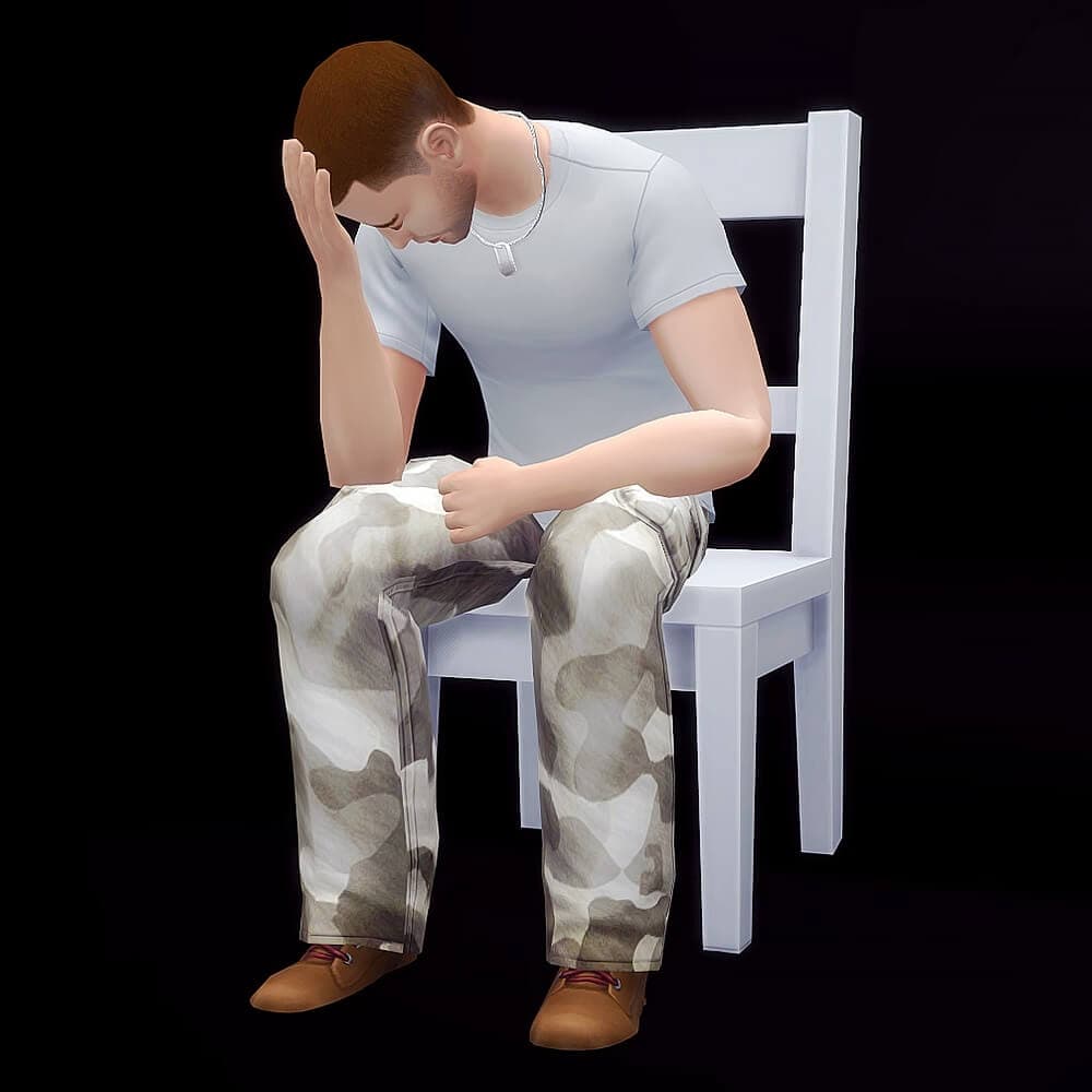 PTSD Poses - Sims4File