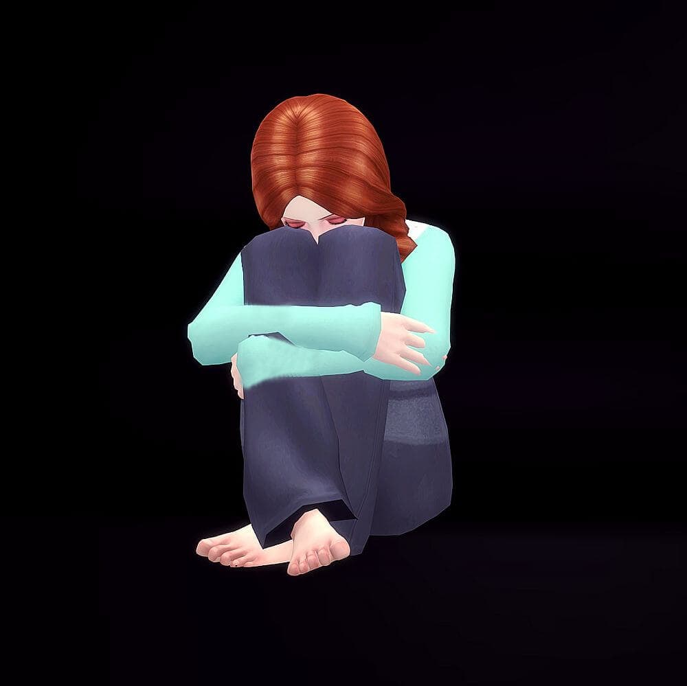 Depressed Pose Pack - Sims4File