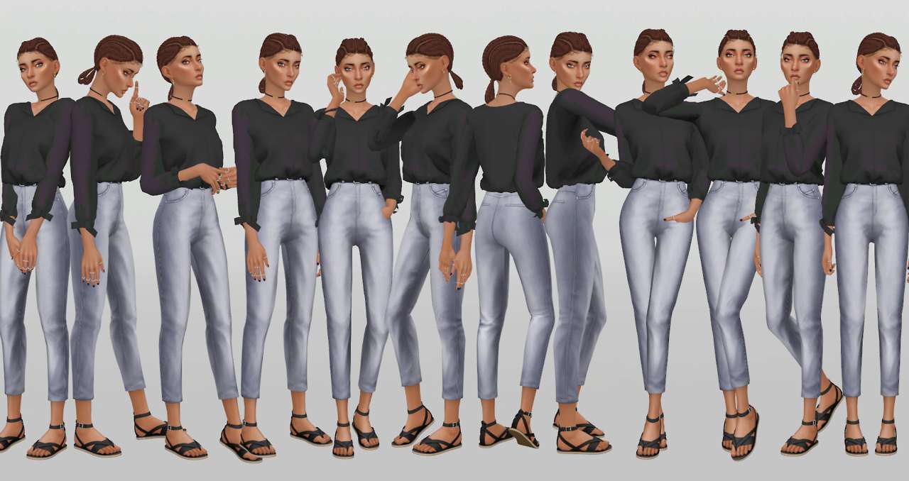 Simple Model Poses - Sims4File