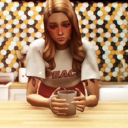 Kitchen counter pose pack - Sims4File