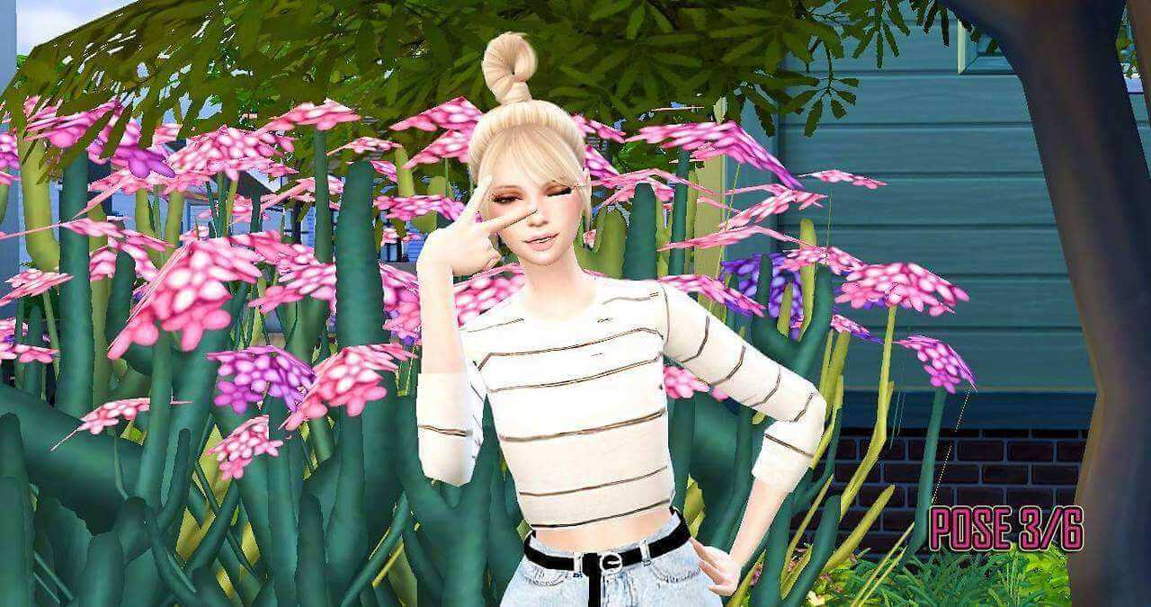 Cute Face Pose - Sims4File