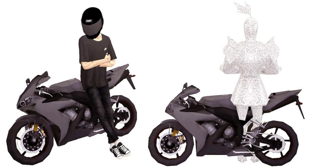 Motorcycle Pose Pack - Sims4File