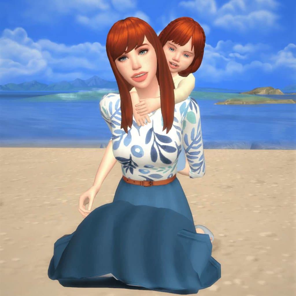 Mother and Child Pose Pack - Sims4File