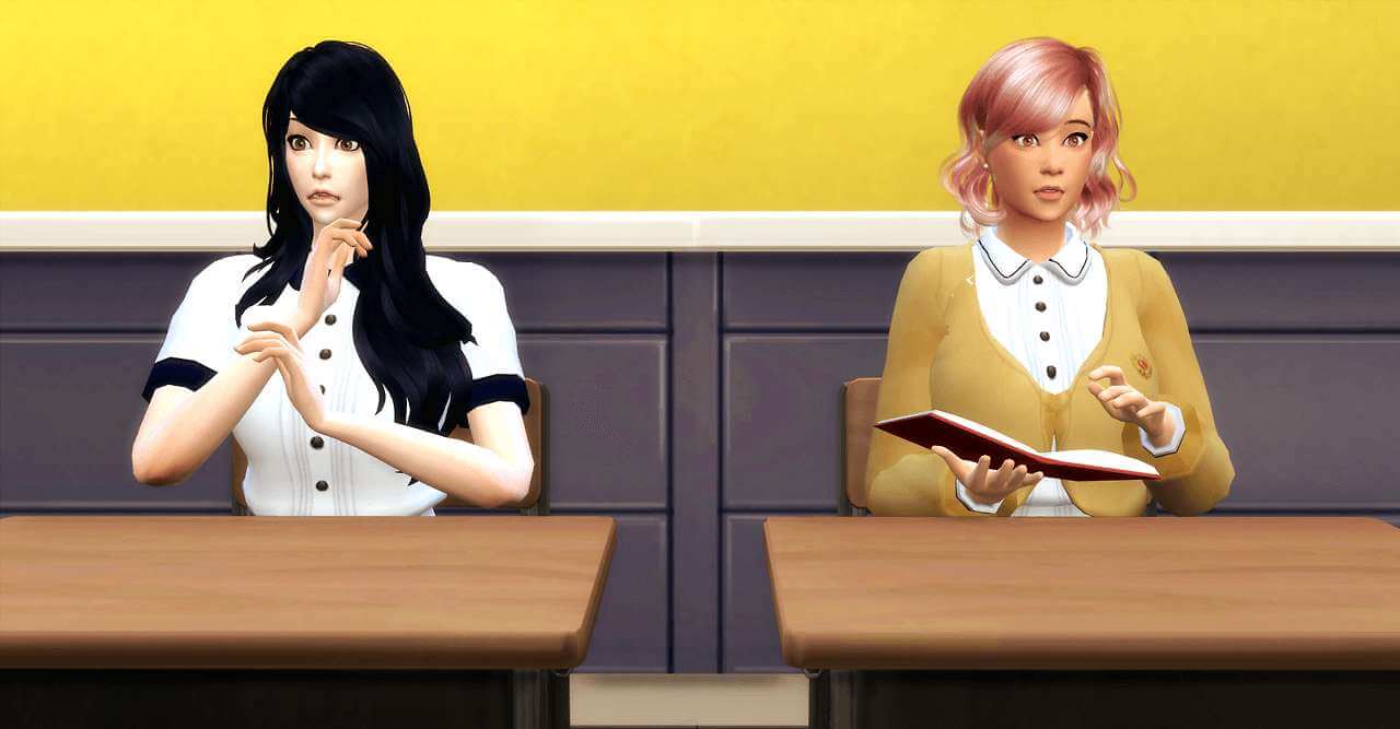 Back to School Poses - Sims4File