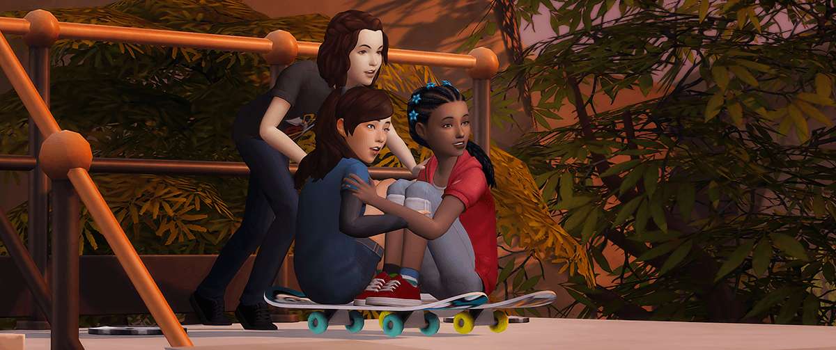 Kids skateboard pack - Sims4File