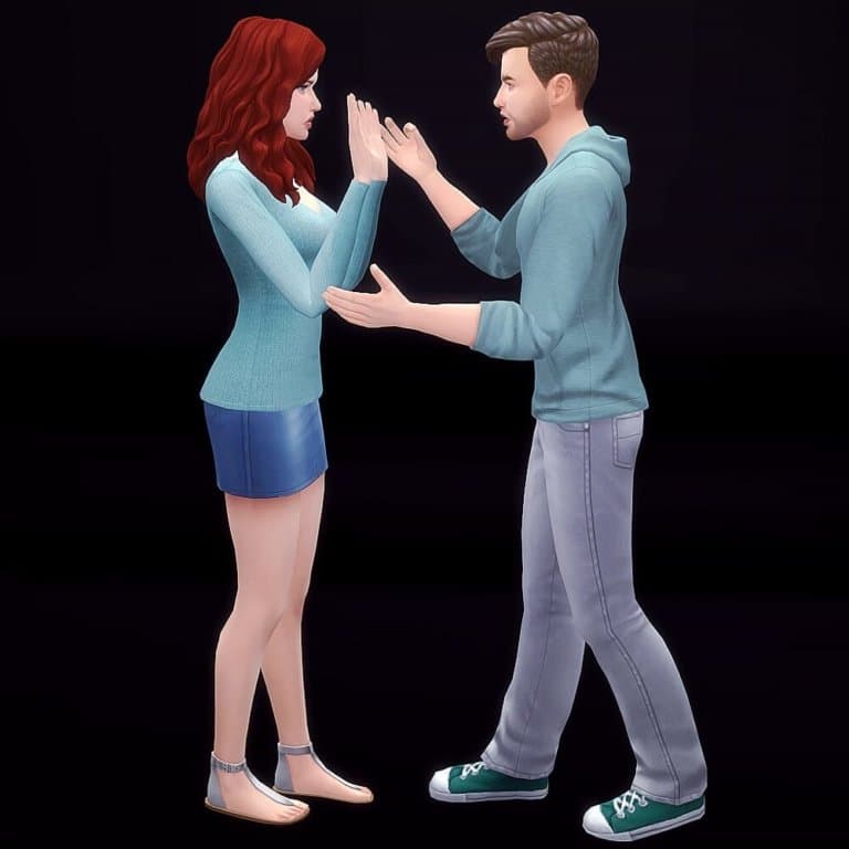 Argument Poses No.2 - Sims4File