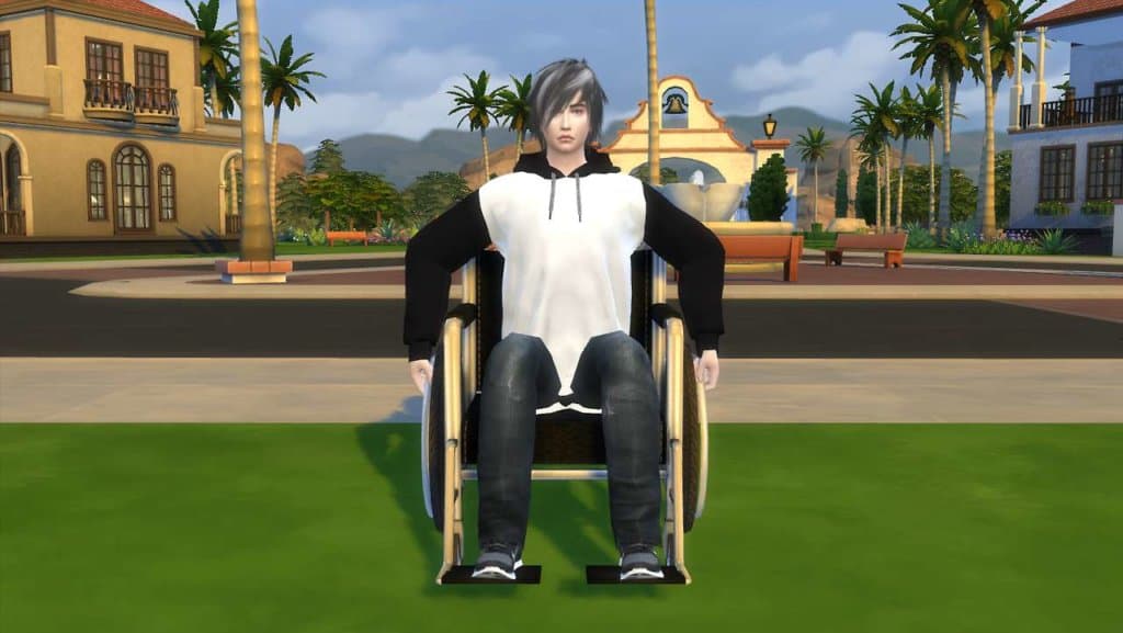 Wheelchair Poses - Sims4File
