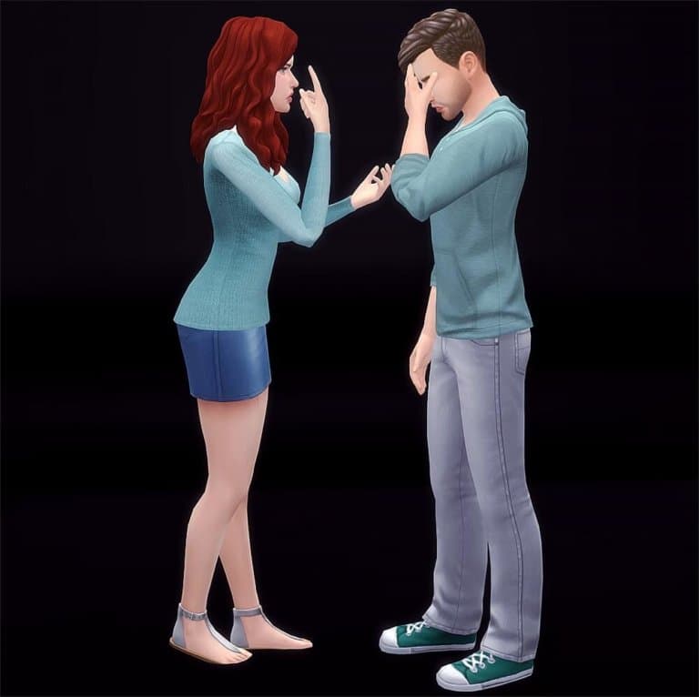 Argument Poses No.2 - Sims4File