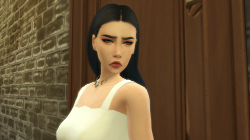 Sit and sad looking girl Animation. - Sims4File