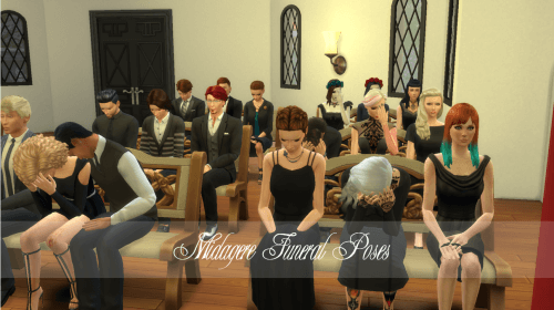 Funeral Poses - Sims4File