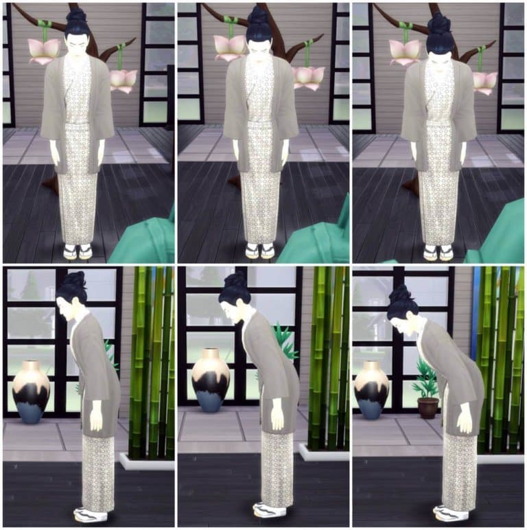 Bowing Down Mega Pose Pack - Sims4File