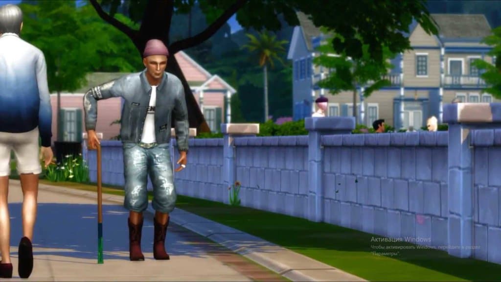 Limping With Cane Custom Animation - Sims4File