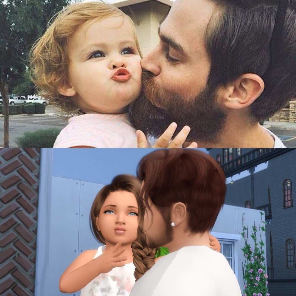 Daddy's Little Girl Pose Pack - Sims4File