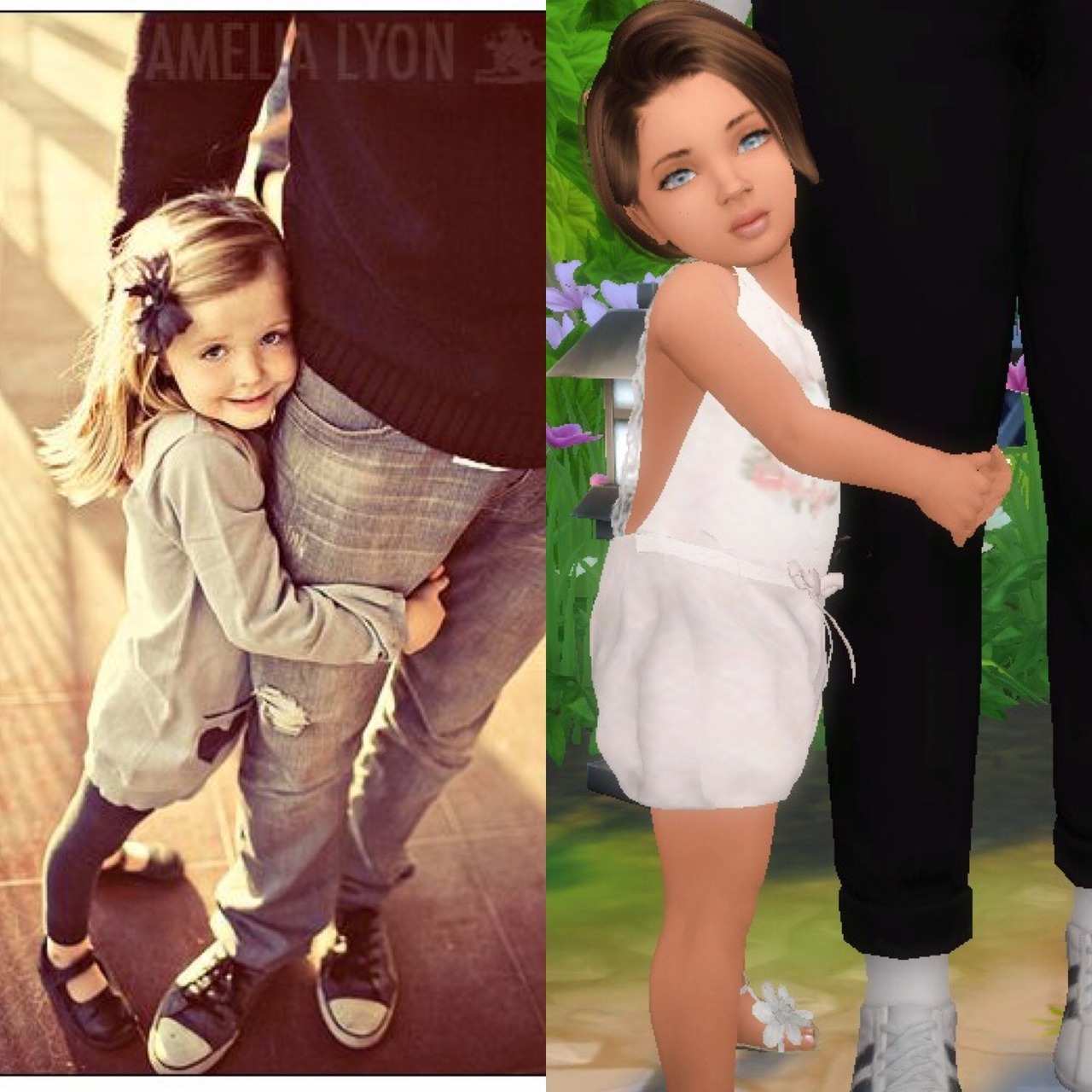 Daddy's Little Girl Pose Pack - Sims4File