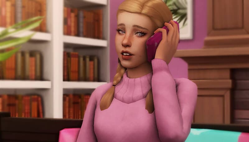 PHONE CALL POSES - Sims4File