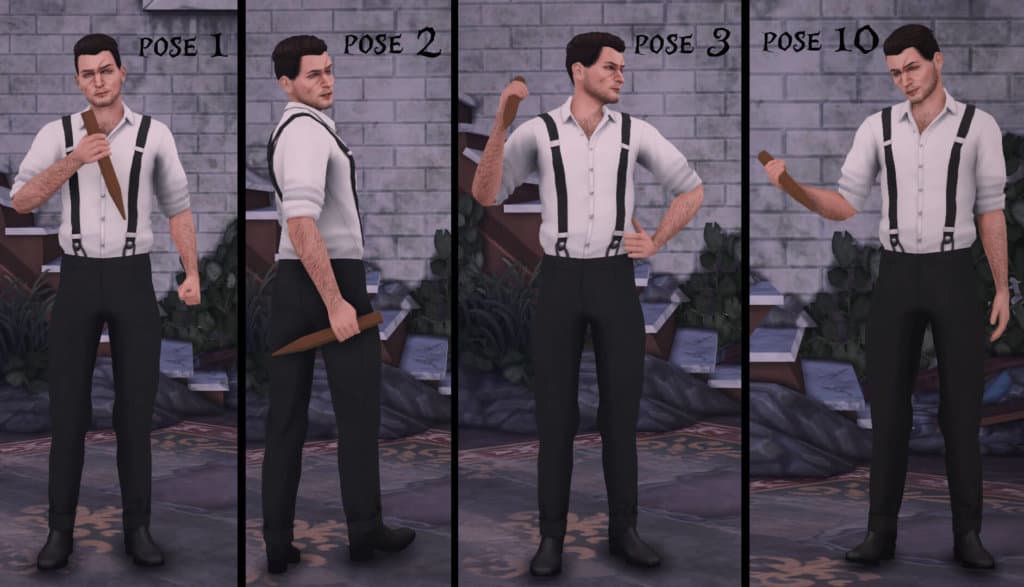 Vampire Slayer Pose Pack - Sims4File