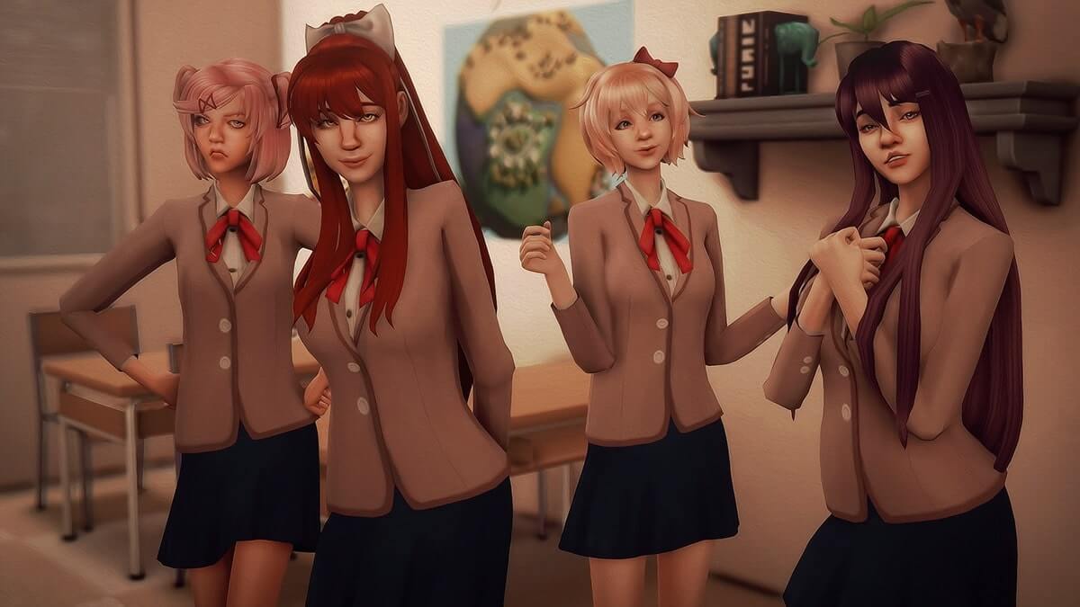 Doki Doki Literature Club! - Sims4File
