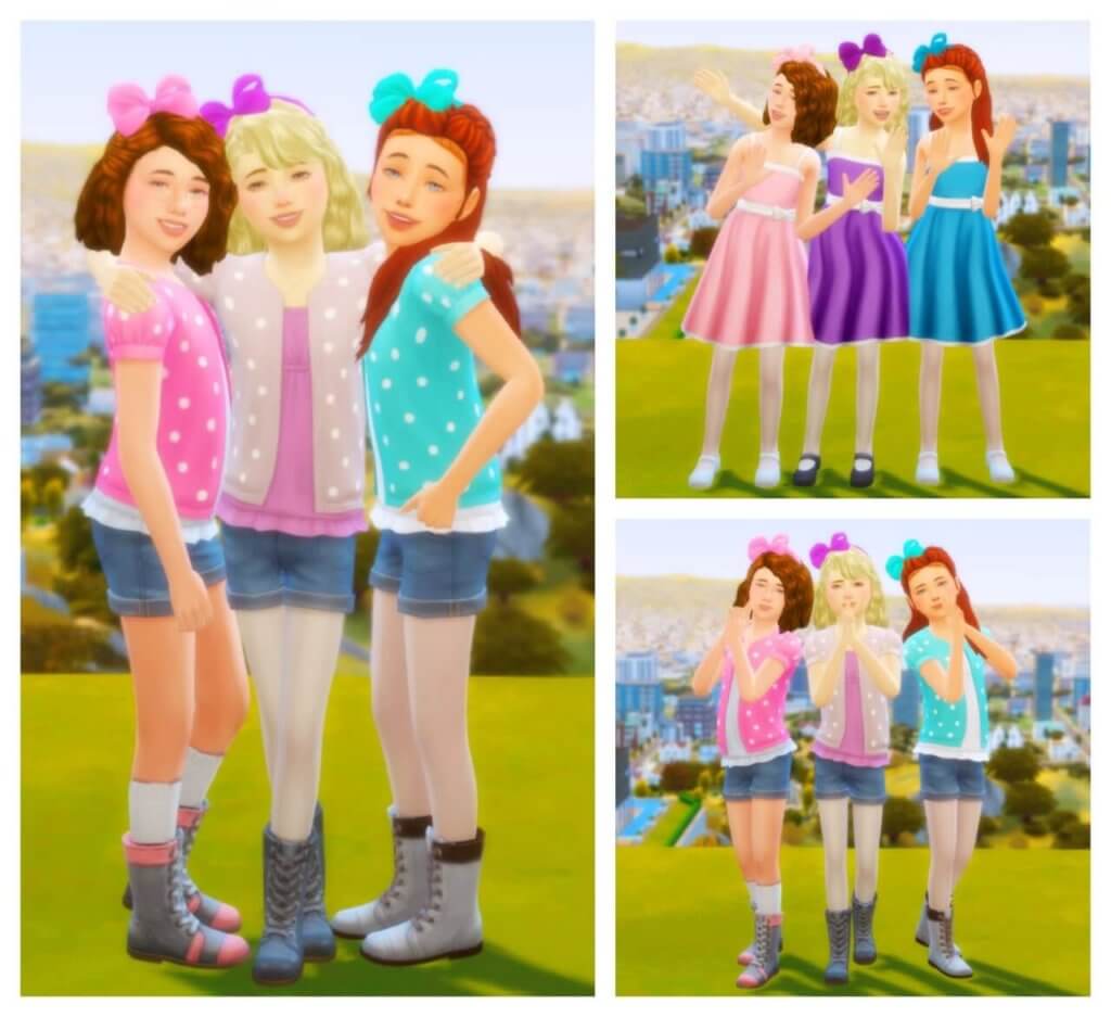 Sims Poses for Kids - Sims4File