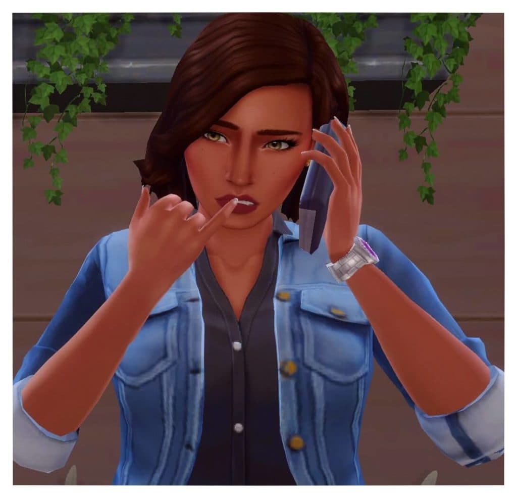 Phone Emotion Pose Pack - Sims4File