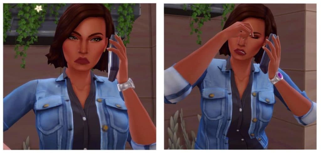 Phone Emotion Pose Pack - Sims4File