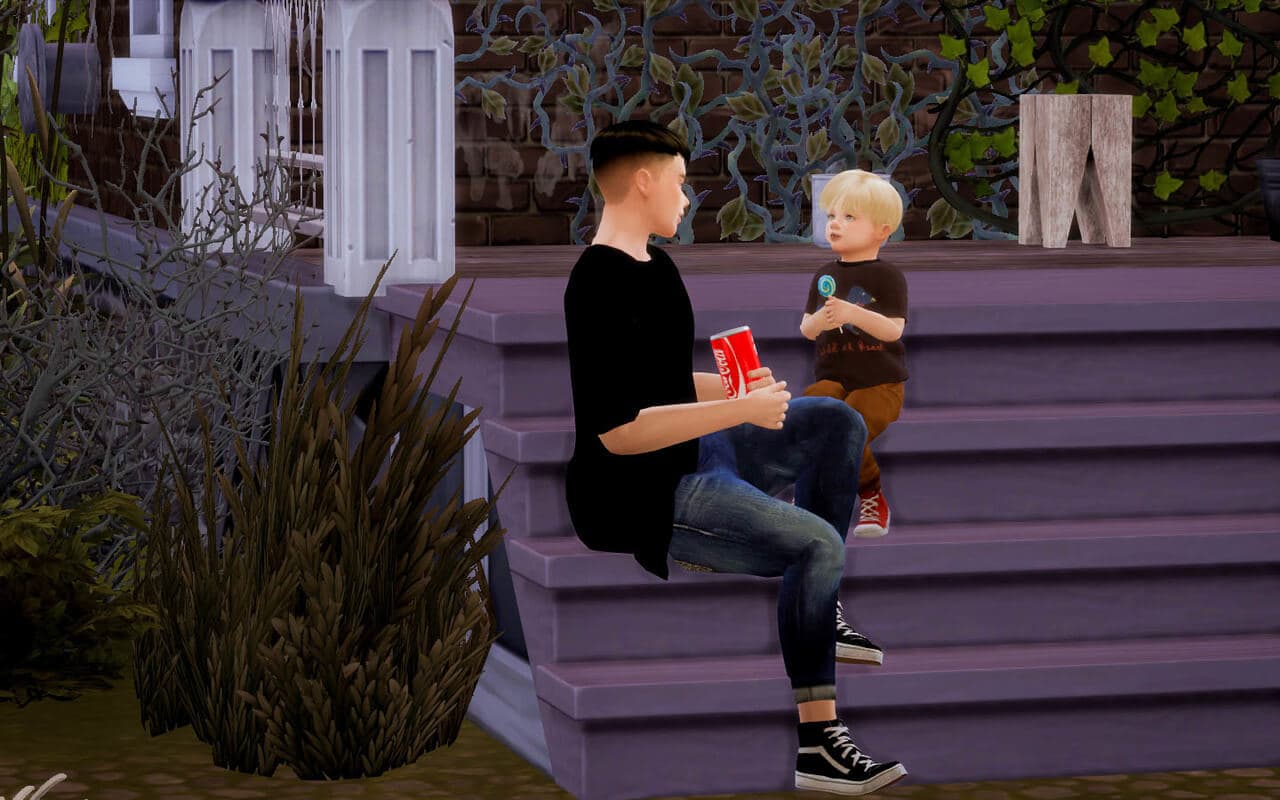 With daddy - Sims4File