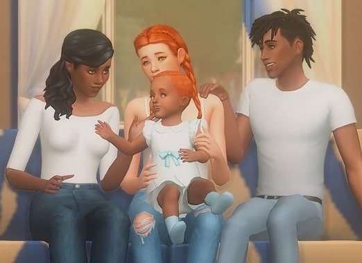 Family portrait pose - Sims4File